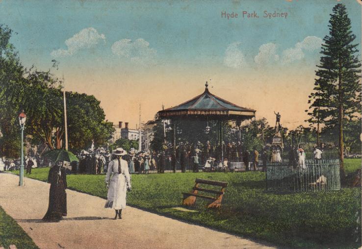 Sydney, N.S.W. – Hyde Park – Australian Band Stands