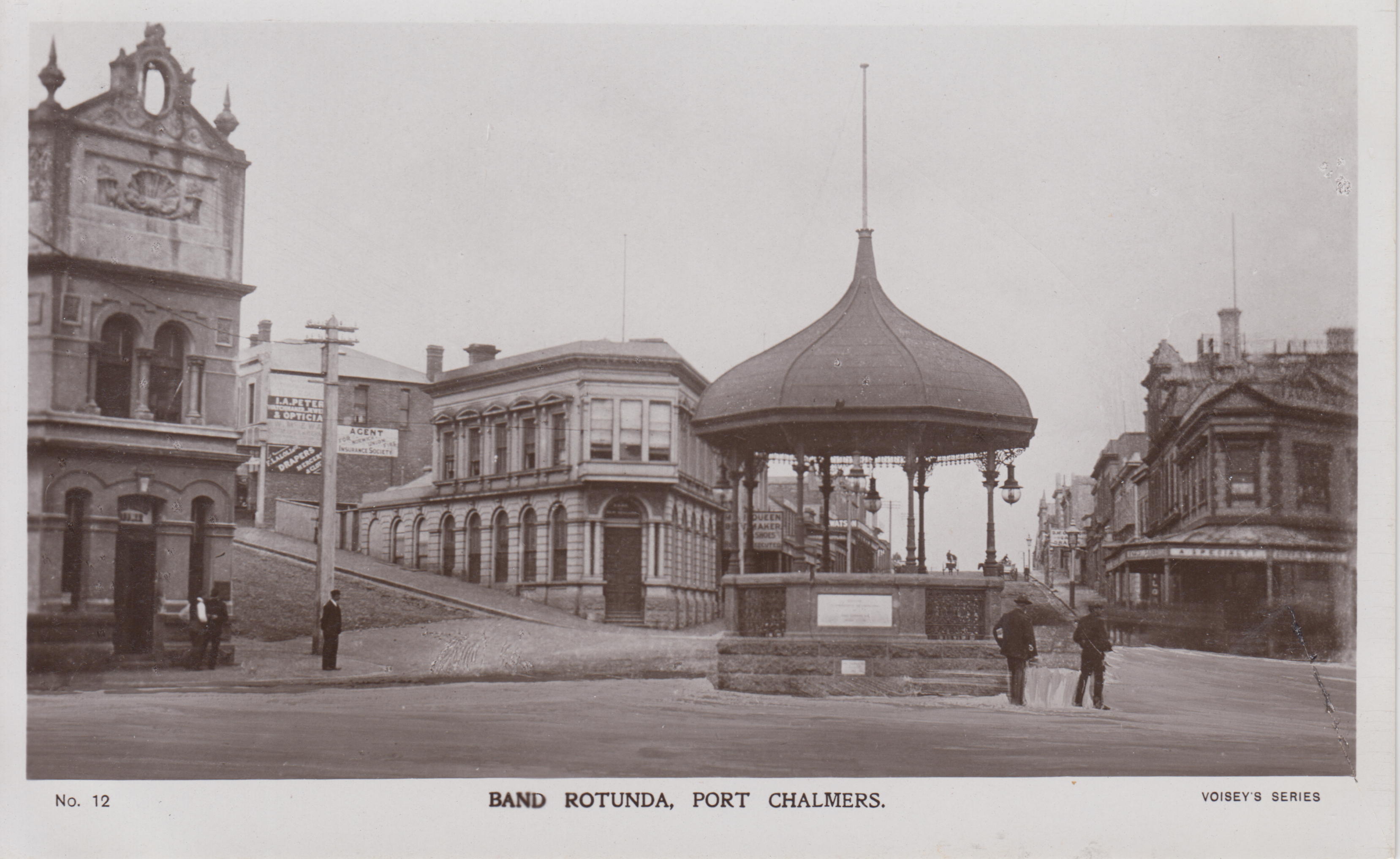 Port Chalmers, Otago, N.Z. – King Edward Square Band Rotunda ...